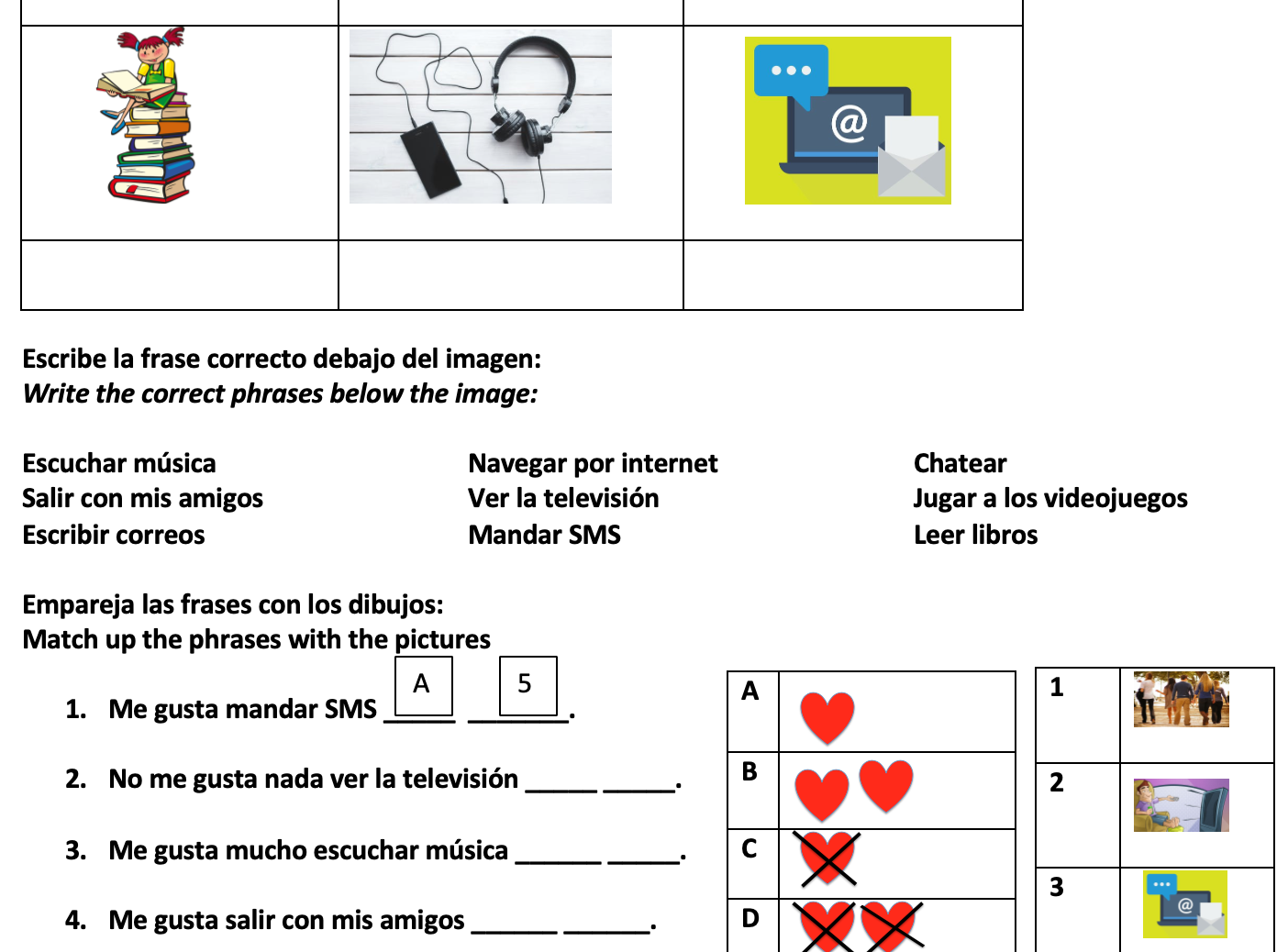 Viva 1 Module 2.1 ¿Qué te gusta hacer? | Teaching Resources