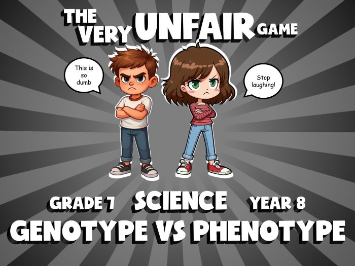 Genotype vs Phenotype VERY UNFAIR GAME | No-Prep Year 8 Science Review ...