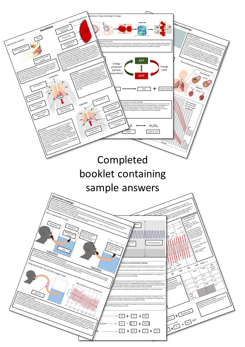 BTEC Applied Science Unit 5 - Biology: Ventilation and Gas Exchange Illustrated Revision ...