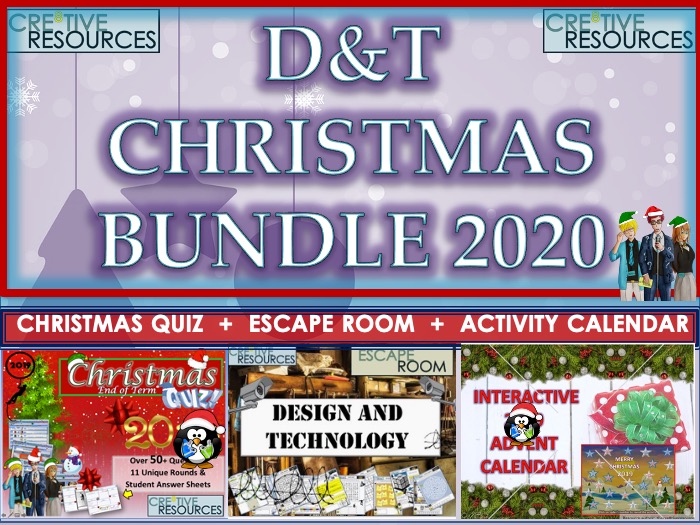 D&T Design Technology Christmas Bundle | Teaching Resources