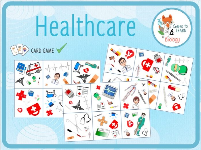 Healthcare Card Game KS3 4 5 Teaching Resources