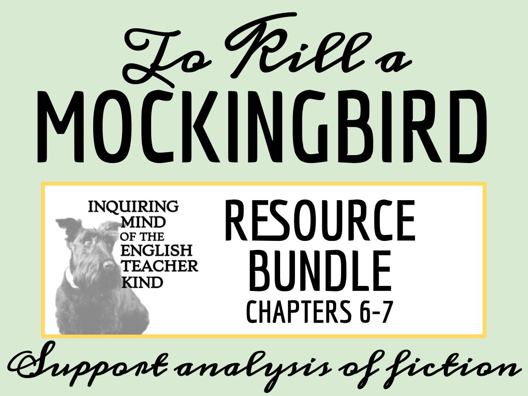 To Kill a Mockingbird Chs. 6-7 Quiz & Close Reading Bundle | Teaching ...