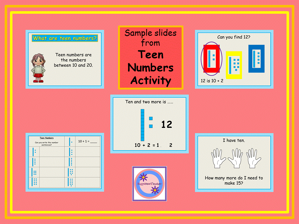 Teen Numbers - Complete Lesson by HappinessTeacher | Teaching Resources