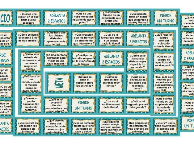 Space and Astronomy Spanish 4 Worksheet-2 Game-1 Exam Bundle | Teaching ...