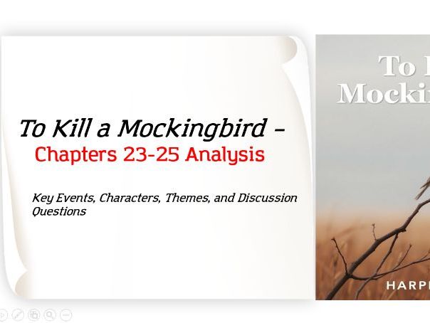 To Kill a Mockingbird Chapters 23-25 PowerPoint Presentation (PPT ...
