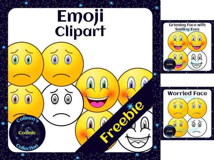FREEBIE Emoji Clipart | Teaching Resources
