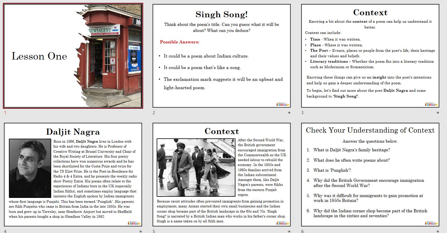 Singh Song! | Teaching Resources