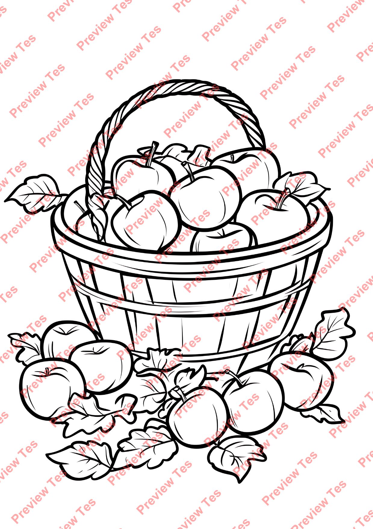 Apples Colouring Pages | 150+ Autumn Harvest Printable Activities for ...