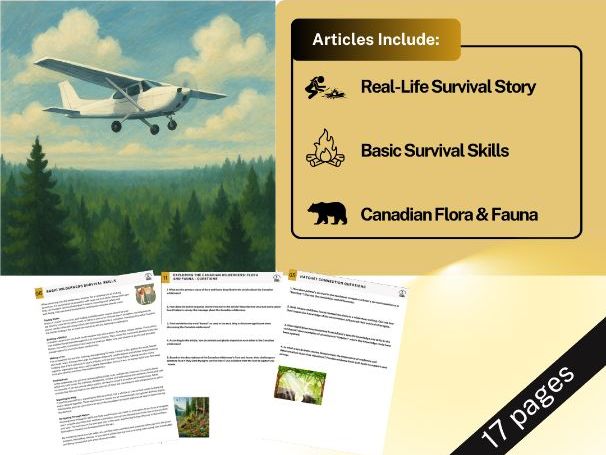 Hatchet - Paired Informational Texts | Teaching Resources