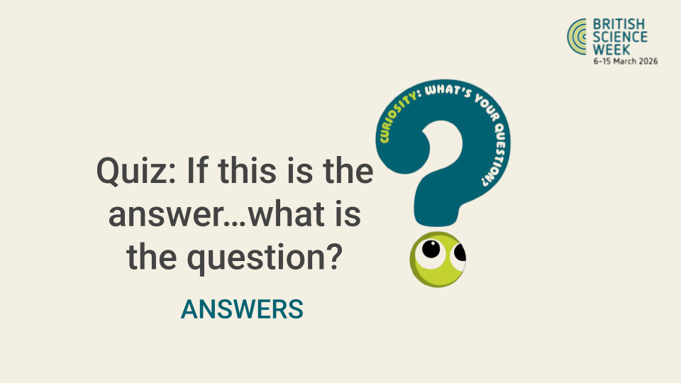 British Science Week 2026 Curiosity Quiz | Teaching Resources