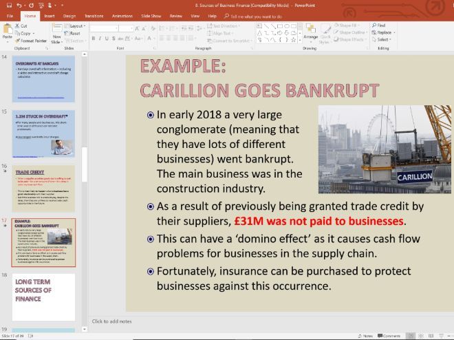 8. Sources of Business Finance - Topic 1.3 - Edexcel GCSE Business ...