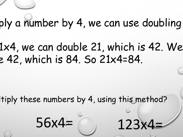 year 4 mental multiplication and division strategies powerpoint ...