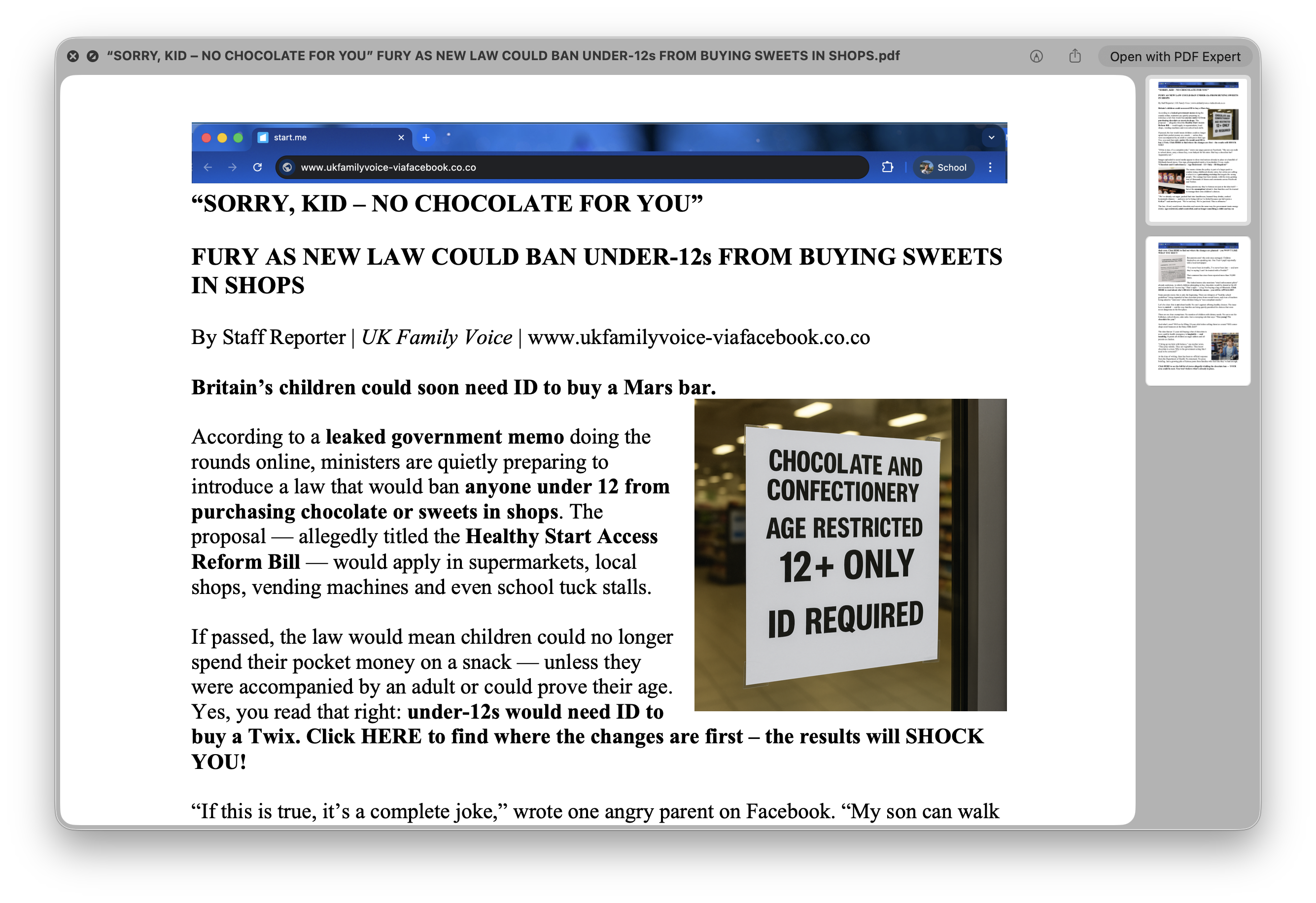 Fake News Articles - UKS2 Media Literacy, Critical Thinking and Online ...