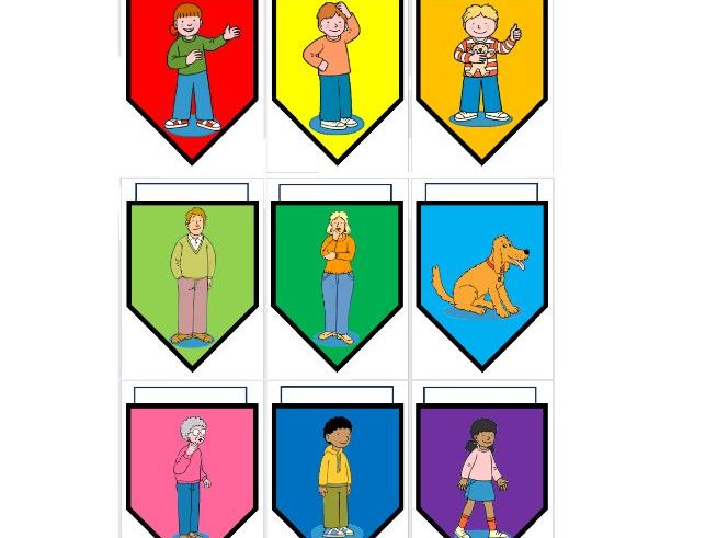 Oxford Reading Tree Characters Bunting Classroom Set for Titles and ...