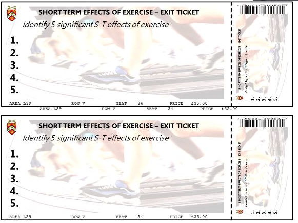 Exit Ticket Template | Teaching Resources