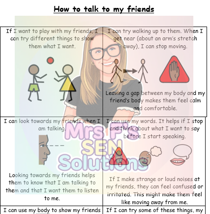 Initiating Social Interactions - social story | Teaching Resources