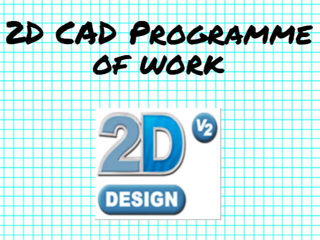 D&T CAD 2D Design | Teaching Resources