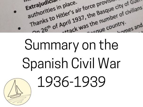 Spanish Civil War: A Summary for Spanish AS/A Level | Teaching Resources