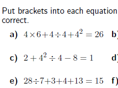 3 Worksheets on BIDMAS (with solutions) | Teaching Resources