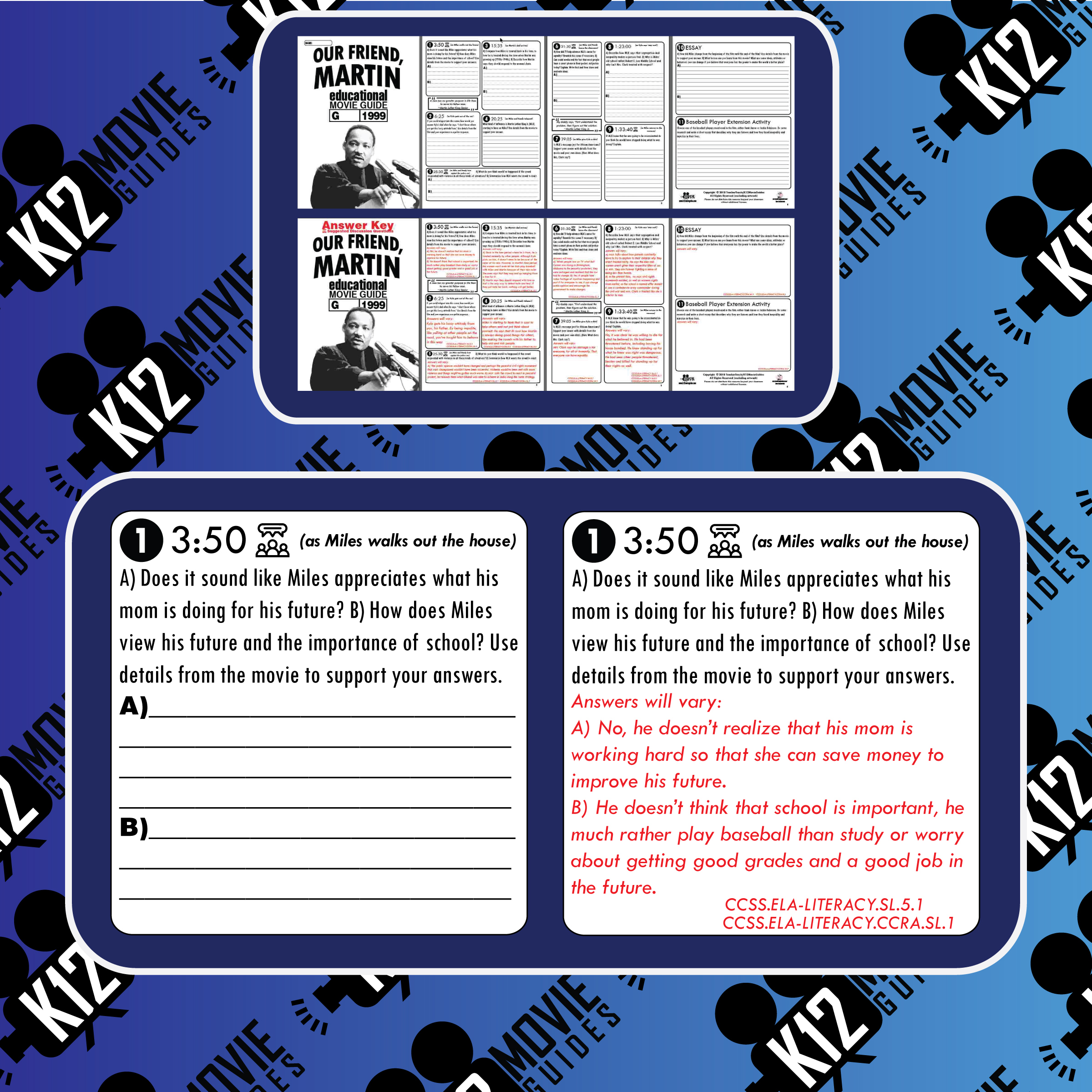 Our Friend, Martin Movie Guide | Questions | Worksheet (G - 1999 ...