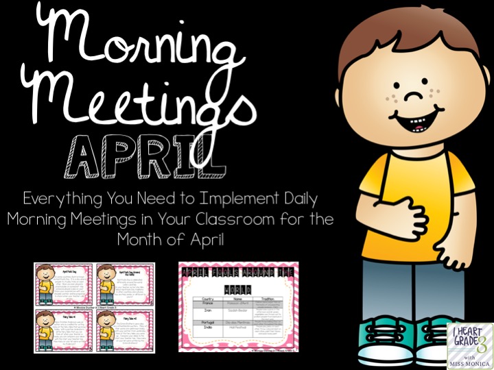 April Morning Meetings | Teaching Resources