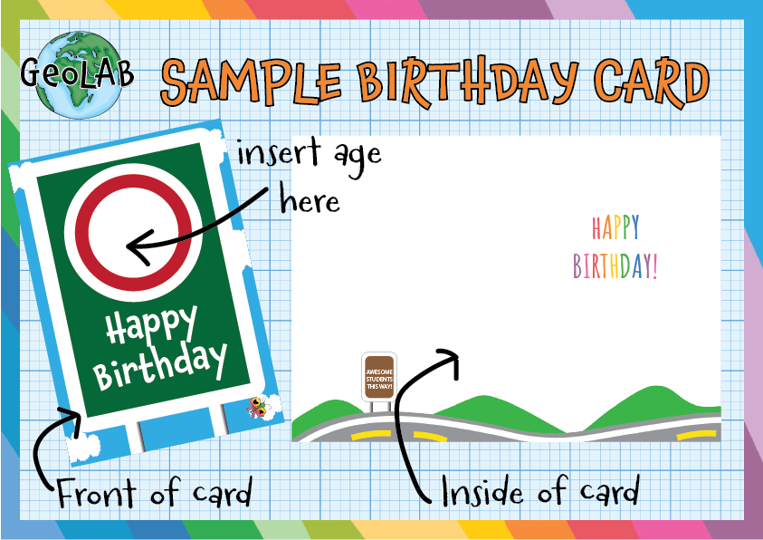 Printable Birthday Cards for the Classroom 16 Original Designs (KS1–KS3 ...