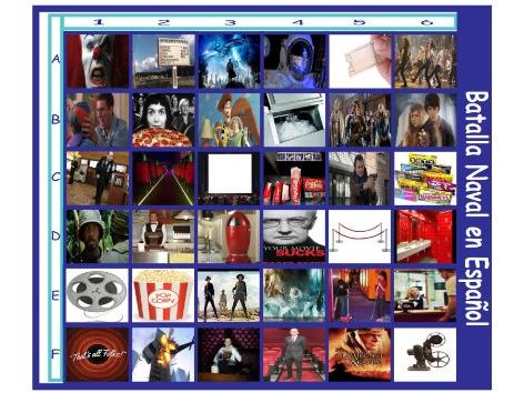 Movie Things and Genres 6 Spanish Photo Game Bundle | Teaching Resources