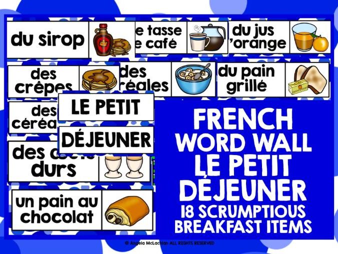 Early years French resources: my life