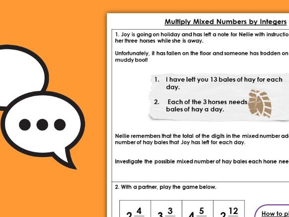 Year 5 Multiply Mixed Numbers By Integers Spring Block 2 Maths year-5-multiply-mixed-numbers-by-integers-spring-block-2-maths