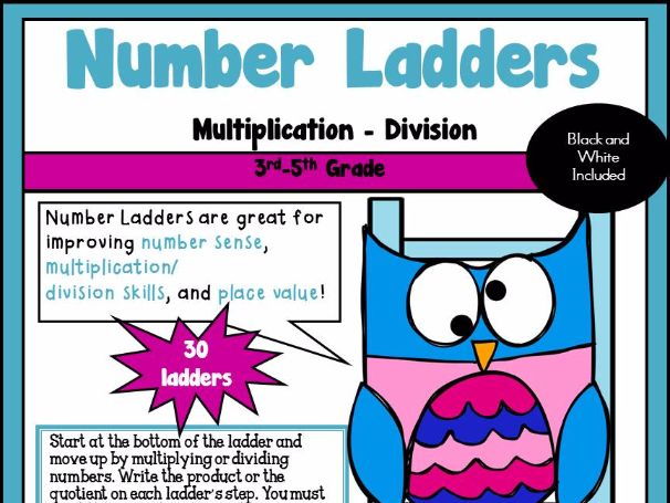 Number Ladders- Multiply and Divide | Teaching Resources