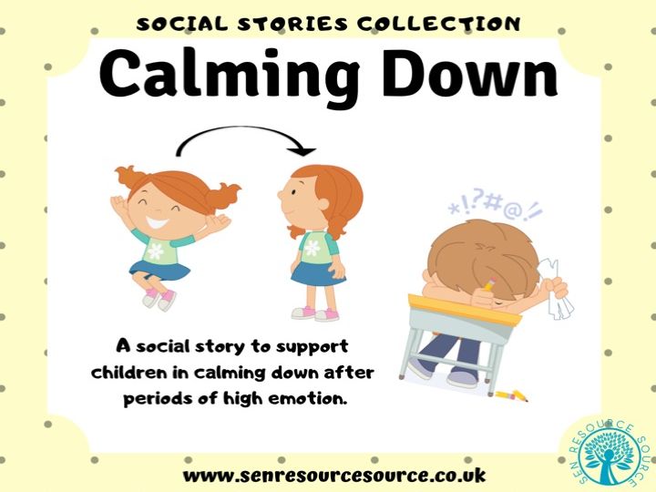 Calming Down Social Story | Teaching Resources