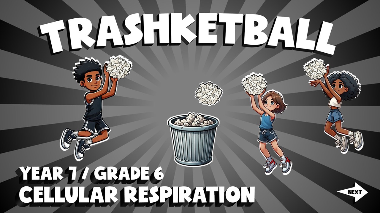 Cellular Respiration TRASHKETBALL Science Game | No-Prep Year 7 Review ...