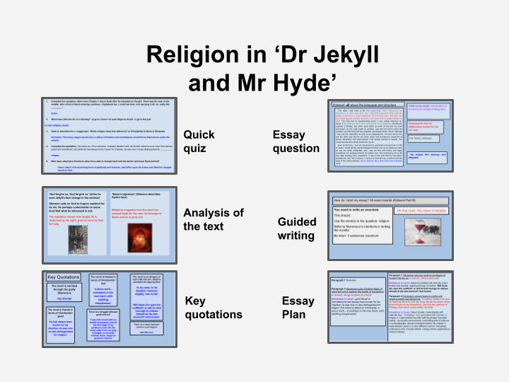 Religion in 'Dr Jekyll and Mr Hyde': revision lesson with exam question | Teaching Resources
