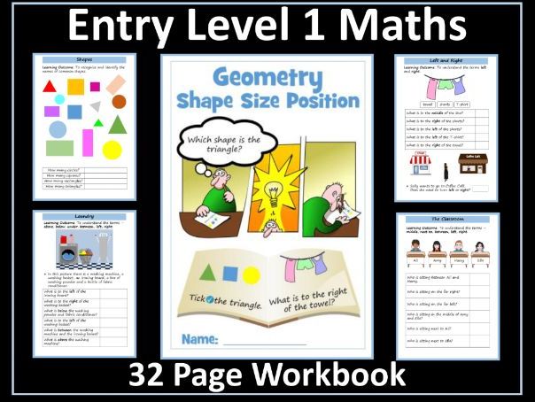 Geometry - AQA Entry Level Maths | Teaching Resources