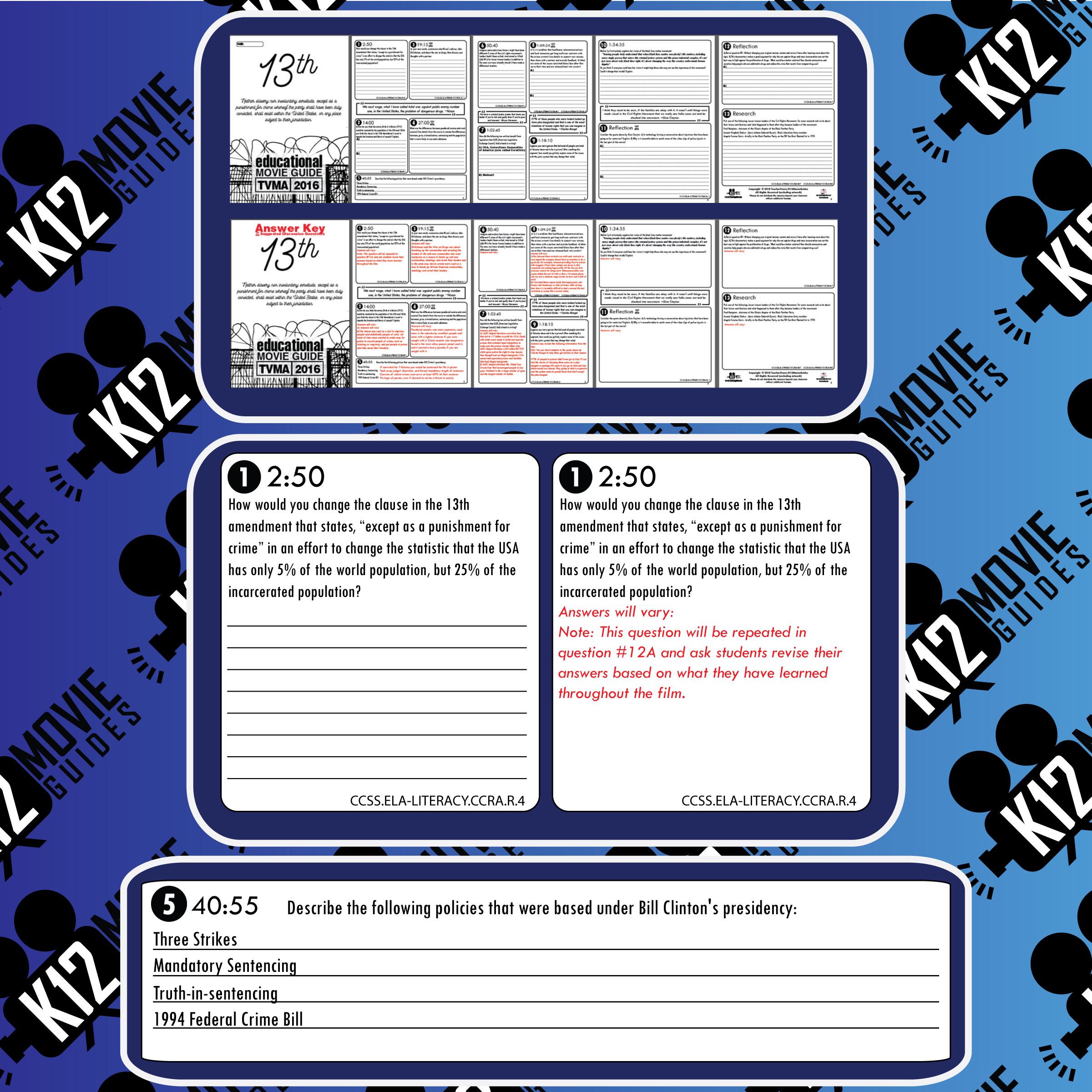 13th documentary reflection questions