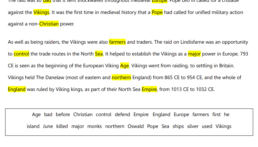 Lindisfarne Raid: Ppt and differentiated x4 cloze | Teaching Resources