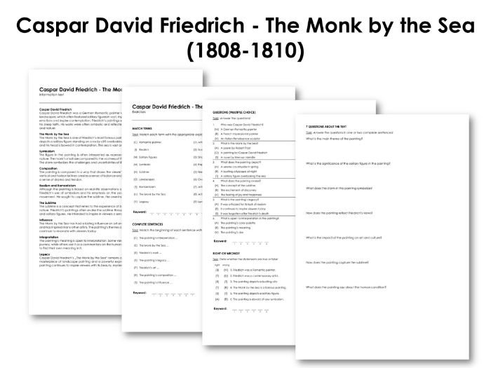 Caspar David Friedrich - The Monk by the Sea (1808-1810) | Teaching ...