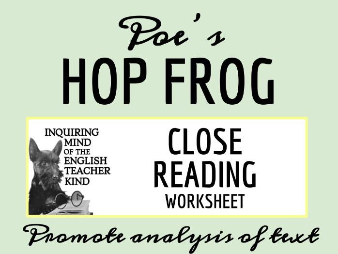 Edgar Allan Poe's "Hop Frog" Bundle for High School | Teaching Resources
