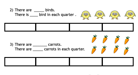 Fractions. Finding Quarters using Bar Model | Teaching Resources