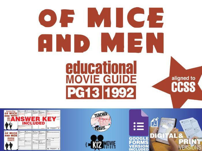 Of Mice and Men Movie Guide (PG13 - 1992) | Teaching Resources