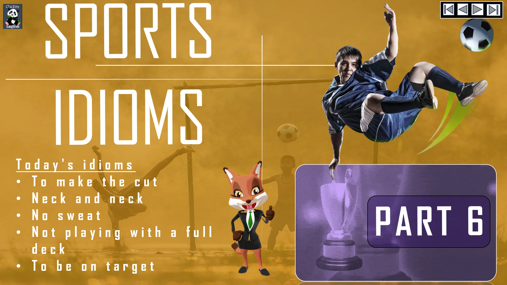 Advanced ESL: Sports Idioms Part 6 | Teaching Resources