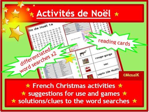 Christmas Colourful French Mega-BUNDLE | Teaching Resources