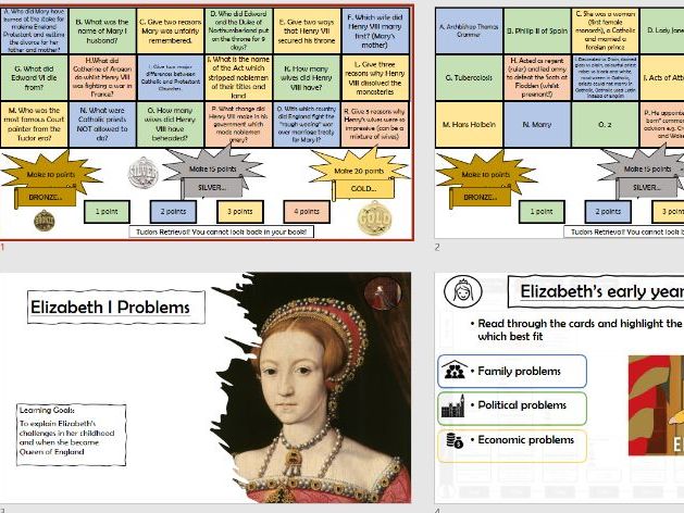 Elizabeth I Problems | Teaching Resources