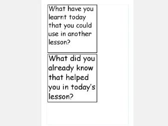 Plenary questions for dice | Teaching Resources