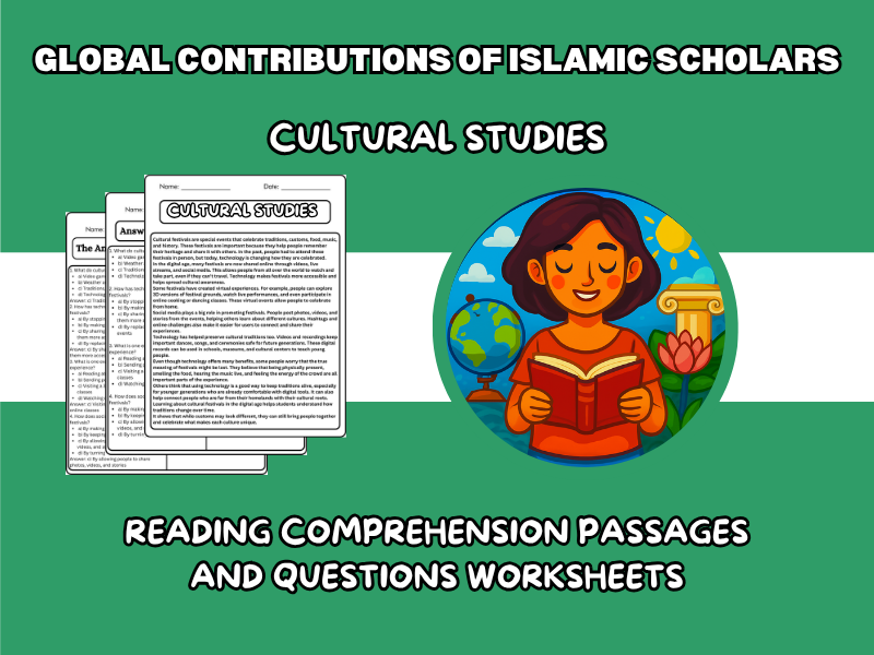 Global Contributions of Islamic Scholars Reading Comprehension Passages ...