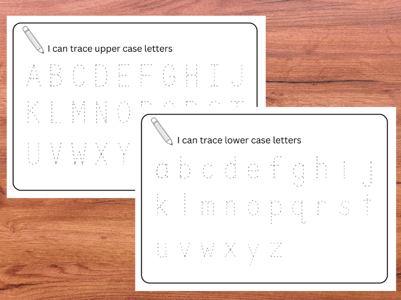 Upper and Lower Case Letters Tracing | Teaching Resources