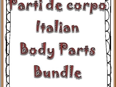 Italian Body Bundle | Teaching Resources