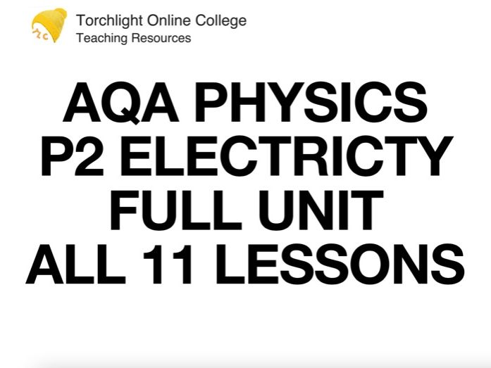 P2 ELECTRICITY FULL UNIT - ALL 11 LESSONS | Teaching Resources