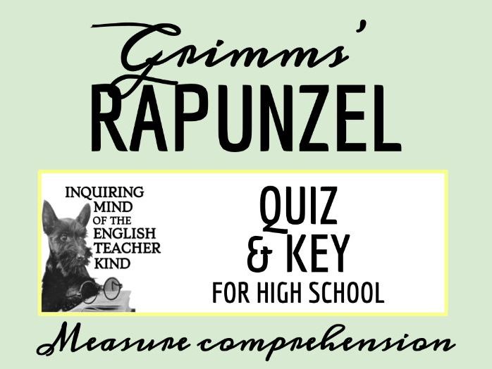 "Rapunzel" by the Brothers Grimm Resource Bundle | Teaching Resources