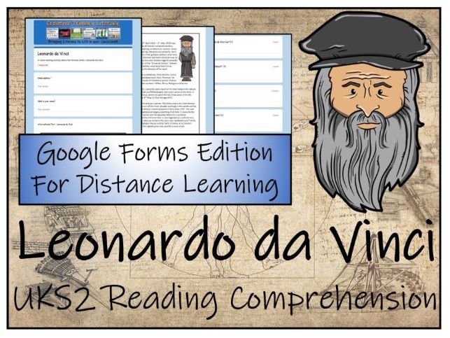 UKS2 Famous Artists Reading Comprehension Bundle | Digital & Print ...